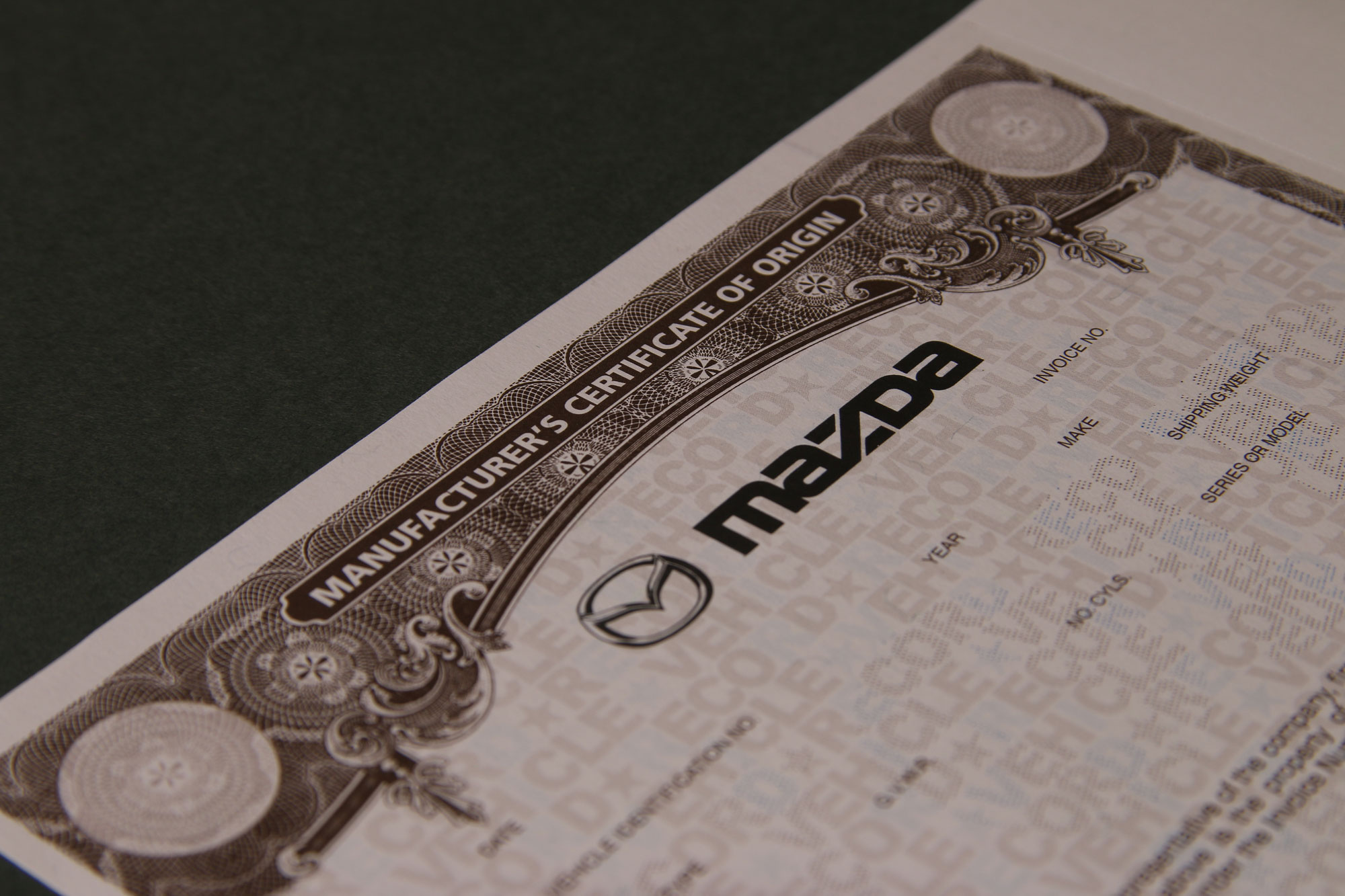 Buy Manufacturer Certificate of Origin's – MCO/MSO Paper, Templates, Labels